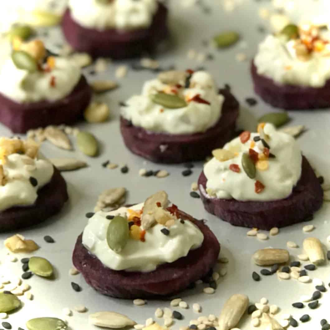 Oven Roasted Beetroot with Jalapeño Cream Cheese Recipe - Madhavi Shilpi